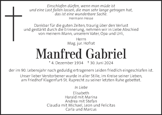 Traueranzeigen | trauer.kleinezeitung.at